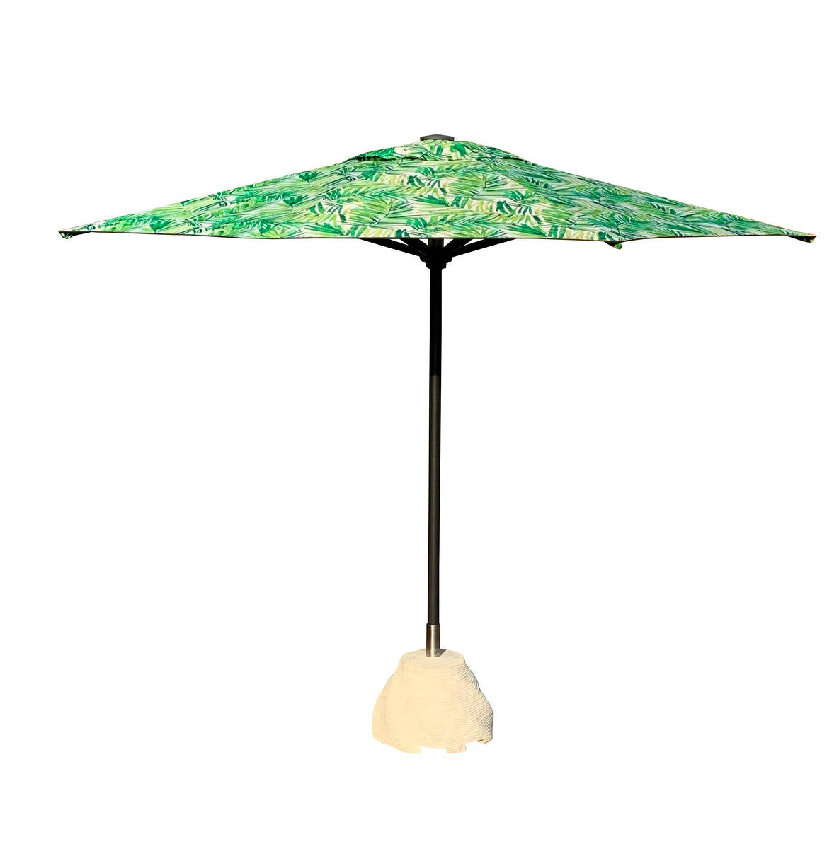 Large outdoor garden parasol - Coastal Palm – Pretty Shady Parasols